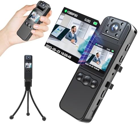 Amazon.co.jp: Hosiakly Small Video Camera for Long Time Recording, Body ...