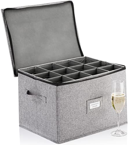 Amazon Best Sellers: Best Stemware Storage Cases