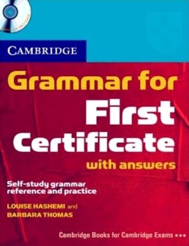 Cambridge Grammar for First Certificate Book with Answers and Audio CD ...