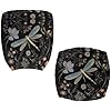 Amazon.com: Tongluoye Dragonfly Flower Office Chair Covers Stretchable ...