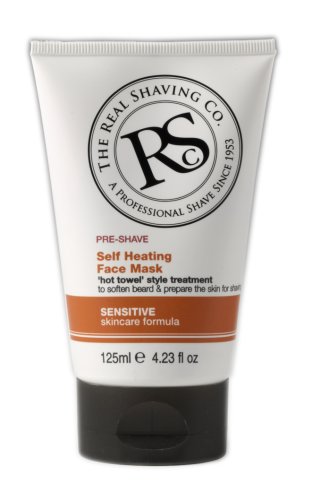 Amazon.com : The Real Shaving Co. Pre-shave Self Heating Face Mask 4.23 ...