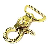 ・ブランド:mind items・製造元:mind items・彫刻風のデザイン性と機能性をあわせ持つ優れたレバーナスカンです。・サイズ 5.5ｃｍ ☓ 2.7ｃｍ・通し金具(開かない方)の内寸は約20mm×7mm、ナスカン部分は内寸は約1...