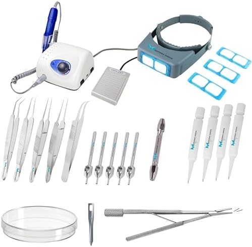 Medono India Hair Transplant Kit With Fue Machine Micro Motor Fue Punch ...