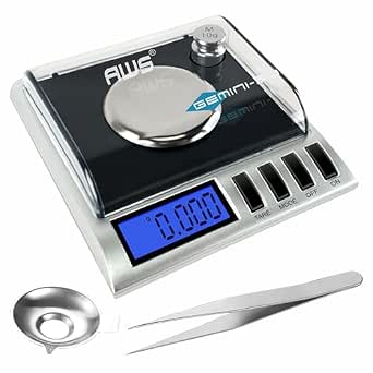 AMERICAN WEIGH SCALES Black Gemini 20 Plastic Digital Kitchen Scale ...