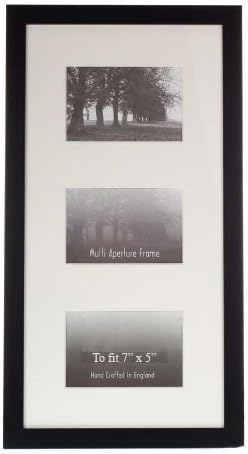 Black Multi Photo Frame, Black Frame to fit 3 photos, Fits 7x5 Photos ...
