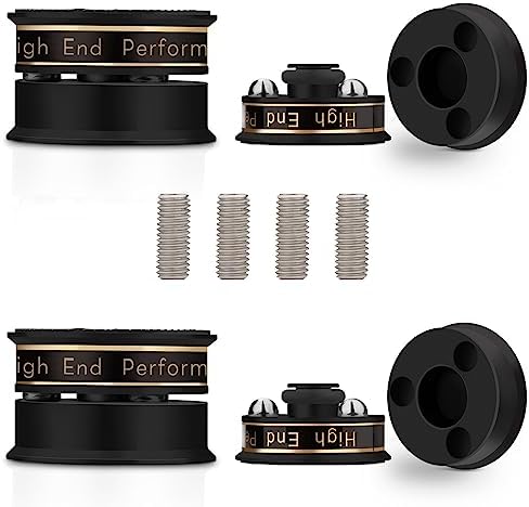 Amazon.com: Monosaudio Audio Isolation Feet 39*24MM Turntable Feet ...