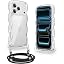 Amazon.co.jp: Meiping For Google Pixel 10A 用 ケース クリア ショルダー ストラップ付き カバー ...