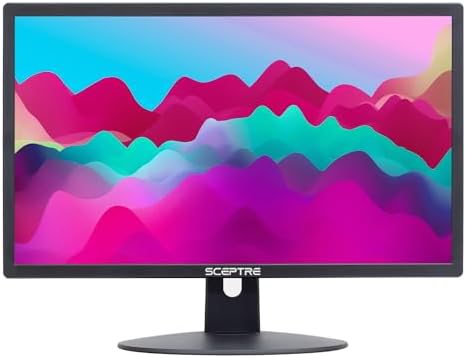 Amazon.com: Sceptre 22-Inch 75Hz 1080p LED Monitor HDMI VGA Build-in ...