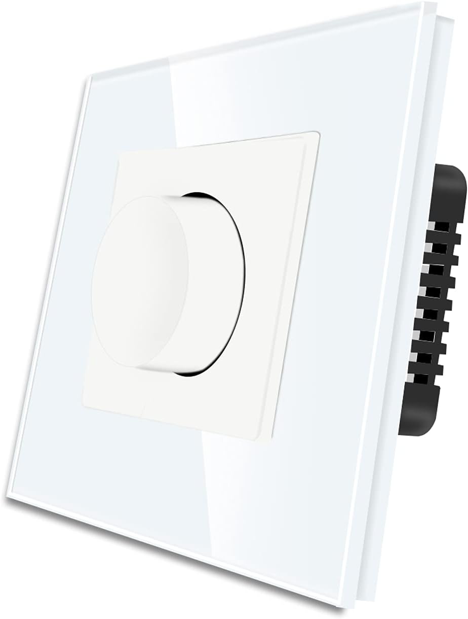 Varilight 1 Gang 2-Way Push-On/Off Rotary Dimmer Switch HQ3W White ...