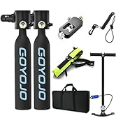 GOYOJO Scuba Tank Adventure Set- 0.5L Compact Lung Tank for 5-10 Min ...