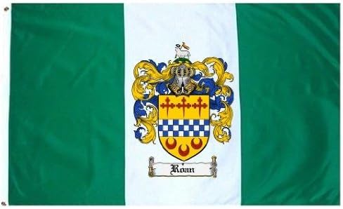 Amazon.com : Roan Family Crest / Coat of Arms Flag. Large 3 ft. x 5 ft ...