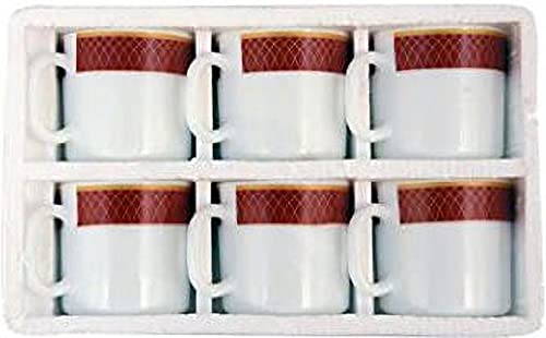 Buy Laopala Sovrana Coffee Mug 6 Pcs Regent Red Online at Low Prices in ...