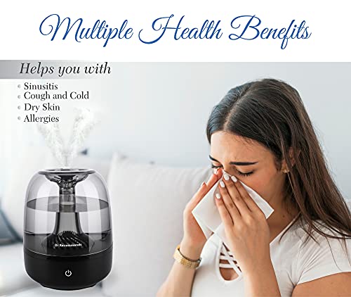 Dr Recommends Humidifier For Cold And Cough, Easy Top Fill 4L Large ...