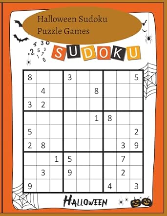 Halloween Sudoku Puzzle Games: 25 Challenging Puzzles and Solutions ...