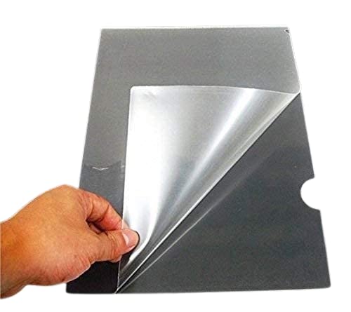 True-Ally 50pcs A4 Clear L-Type Folder Sheet Protector, Transparent ...