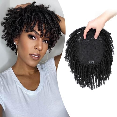 Amazon.com : Ms Taj 7" Short Dreadlock Hair Topper Wig for Women ...