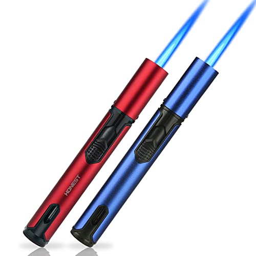 PROMISE Torch Lighters, Butane Lighters Refillable Single Jet Flame for ...