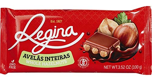 Amazon.com : CHOCOLATE REGINA - MILK Chocolate Whole Hazelnuts Bar (GMO ...