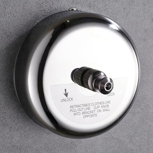 MUSTORN Retractable Washing Line，Non-Sagging Clothes Line Indoor ...