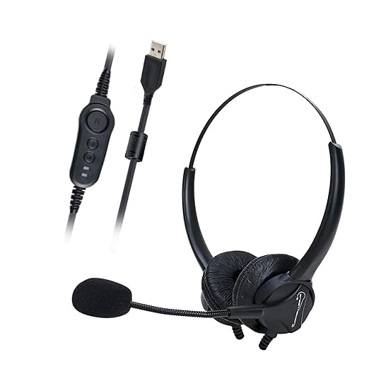 Voix 920 USB Headphone with mic, Blackwire Wired Headset - Dual-Ear ...