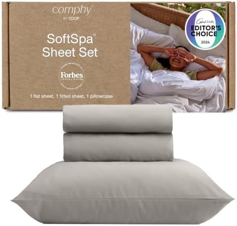 Amazon.com: Coop Home Goods Comphy SoftSpa Bed Sheet Set of 3 Pieces ...