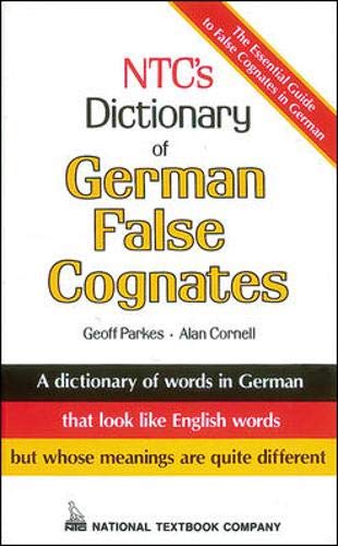 Amazon.com: NTC's Dictionary of German False Cognates: 9780844224954 ...