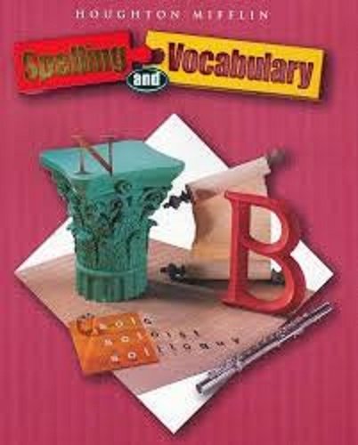 Amazon.com: Houghton Mifflin Spelling and Vocabulary: Level 8: ...