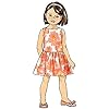Butterick Patterns 6201 CDD Sizes 2/3/4/5 Children's/Girls Dress, White ...