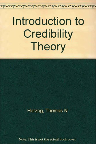 Buy Introduction to Credibility Theory Book Online at Low Prices in ...