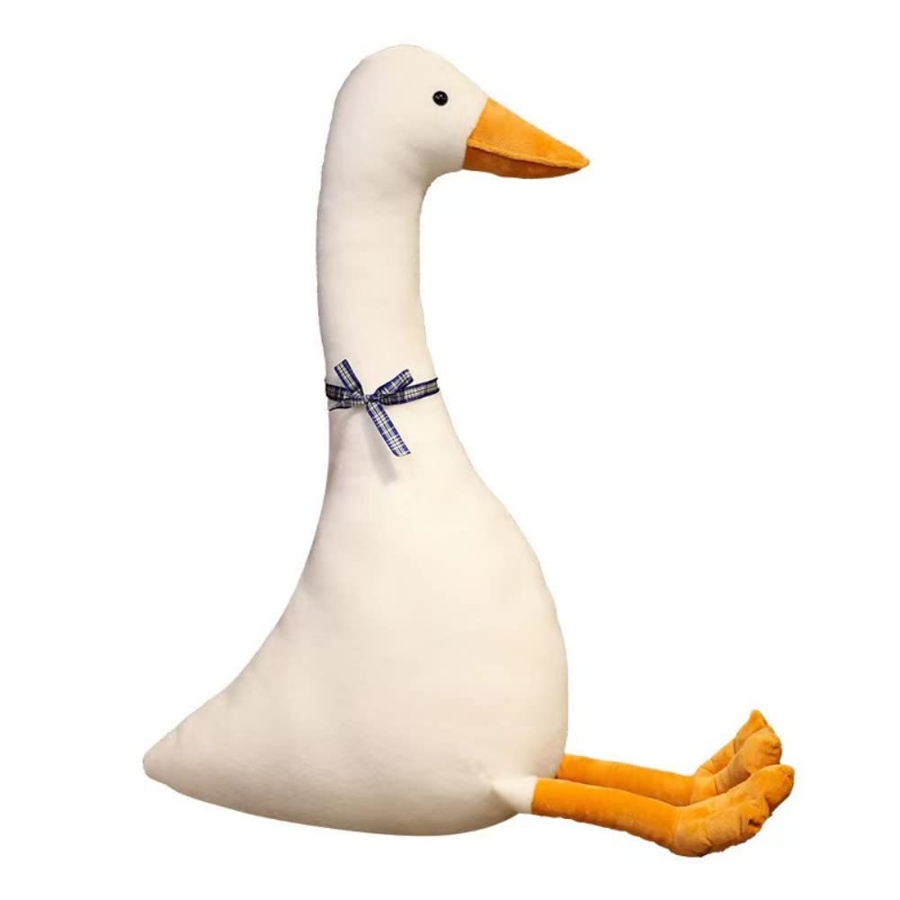Amazon.com: EPRHAY Big White Goose Plush Toy with Bow-Knot, Goose ...