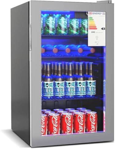 Panana Under Counter Beer & Drinks Fridge-90L Capacity,Holds up to 115 ...