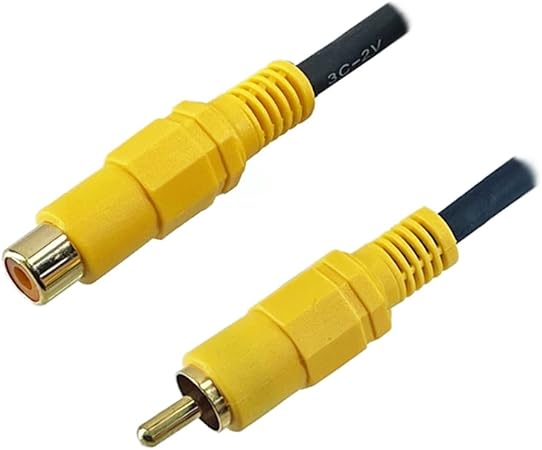 Amazon | 3Aカンパニー 延長 ビデオケーブル 5m RCA コンポジット AVケーブル AV端子 中継 延長 AVC-JVC50 ...