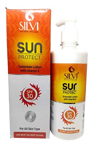 Silvi Sun Protect Sunscreen Lotion With Vitamin E 500 ML : Amazon.in ...