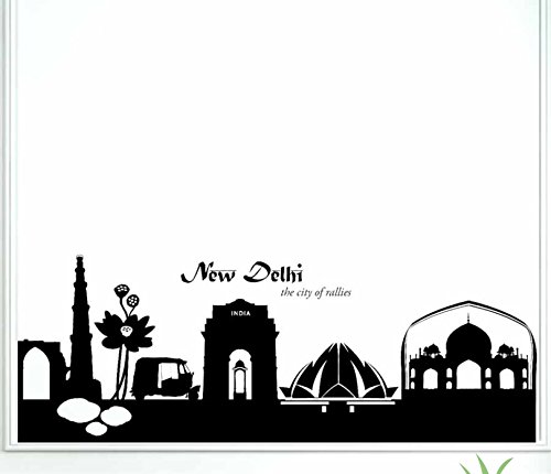 Buy Products Kart New Delhi Cityscape wall decal Online at Low Prices ...