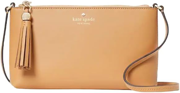 Kate Spade Amy Leather Crossbody Bag (Tiramisu Mousse): Handbags ...