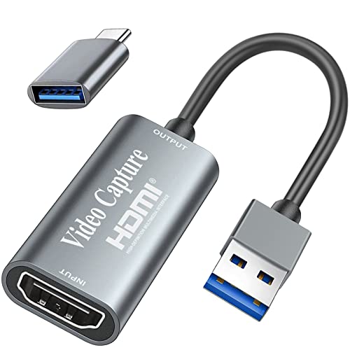 Scheda di acquisizione video Fulfalic da HDMI a USB Scheda di acquisizione 4K Scheda di ...