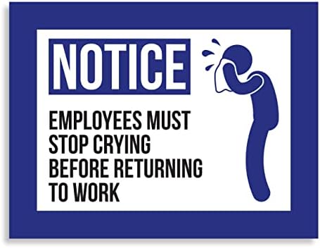 Amazon.com: Cortan360 Office Rules 8" x 5" Funny Novelty Sign NS 4112 ...