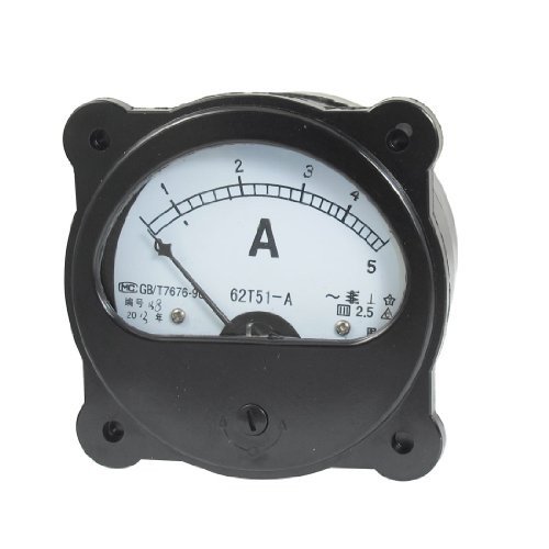 Alcoa PrimeAC 0-5A Fine Tuning Dial Panel Analog Ampere Meter ...