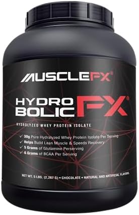 Amazon.com: MUSCLE FX Hydrobolic FX Pure Hydrolyzed Whey Protein ...