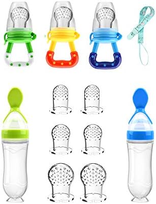 Amazon.com : Food Feeder Baby Fruit Pacifier (3 Pcs) with 6 Different ...