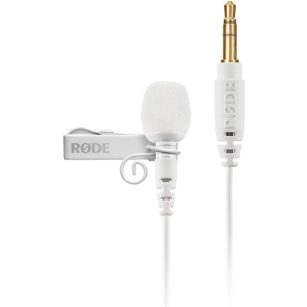 Rode Lavalier Go Professional-Grade Wearable Lapel Microphone White ...