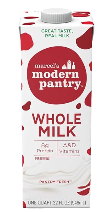 Amazon.com : Marcel's Modern Pantry Whole Milk One Quart 32 fl oz (946 ...