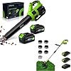 Amazon.com: STEELITE Leaf Blower 21V, Electric Leaf Blower Cordless ...