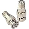 Amazon.co.jp: BOOBRIE BNCオス - Fメス 50Ω Fアダプタ BNCコネクタ F型 BNCコネクタ RF同軸コネクタ RG6/RG59/RG58/SDI/HD SDI ...