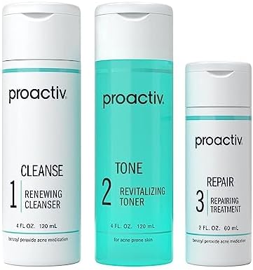 Amazon.com: Proactiv 3 Step Acne Treatment - Benzoyl Peroxide Face Wash ...