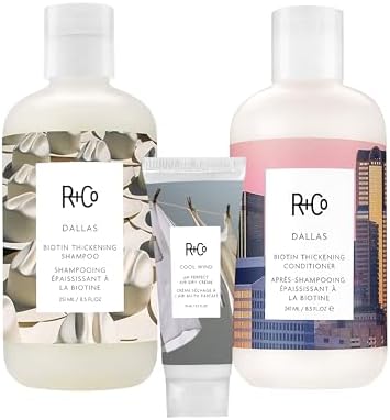 Amazon.com : R+Co Dallas Biotin Thickening Shampoo and Conditioner Set ...
