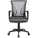 Yaheetech Dark Grey Office Chair Executive Computer Chair Ergonomic ...