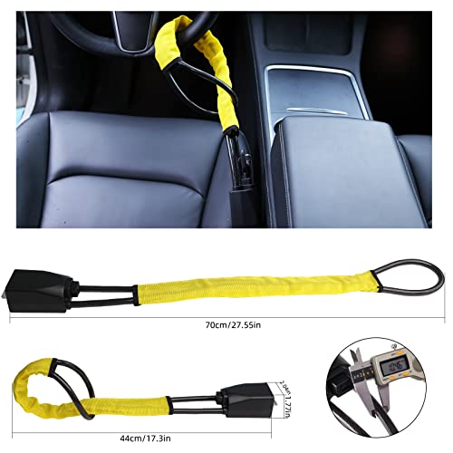 Snapklik.com : FARBIN Steering Wheel Lock Car Seat Belt Lock Car Anti ...