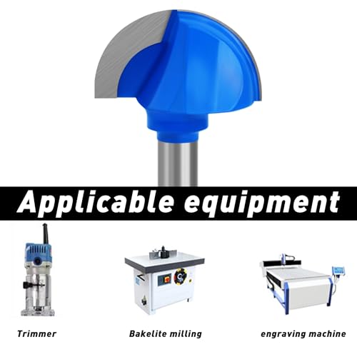 Snapklik.com : ASNOMY 2 Cutting Diameter Core Box Router Bit, 1/2 Inch ...