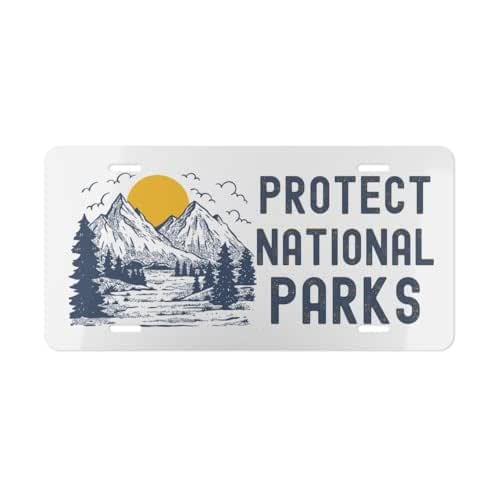 Amazon.com: Protect National Parks Conservation License Plate, Gift for ...